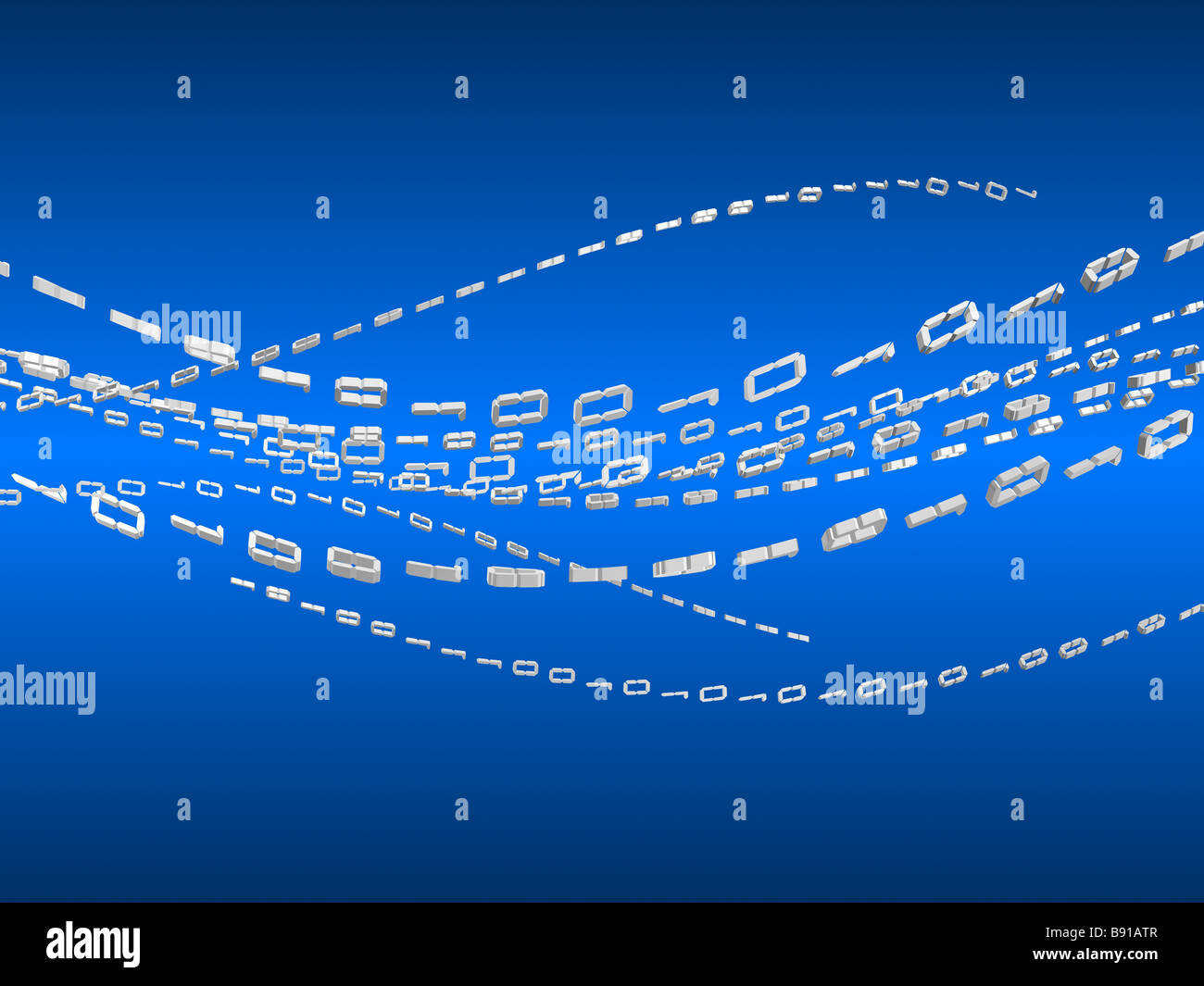 Binary code data streams hi-res stock photography and images - Alamy