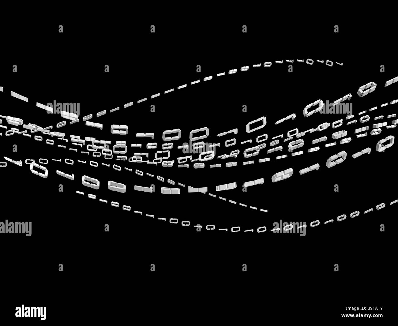 Binary code data streams hi-res stock photography and images - Alamy