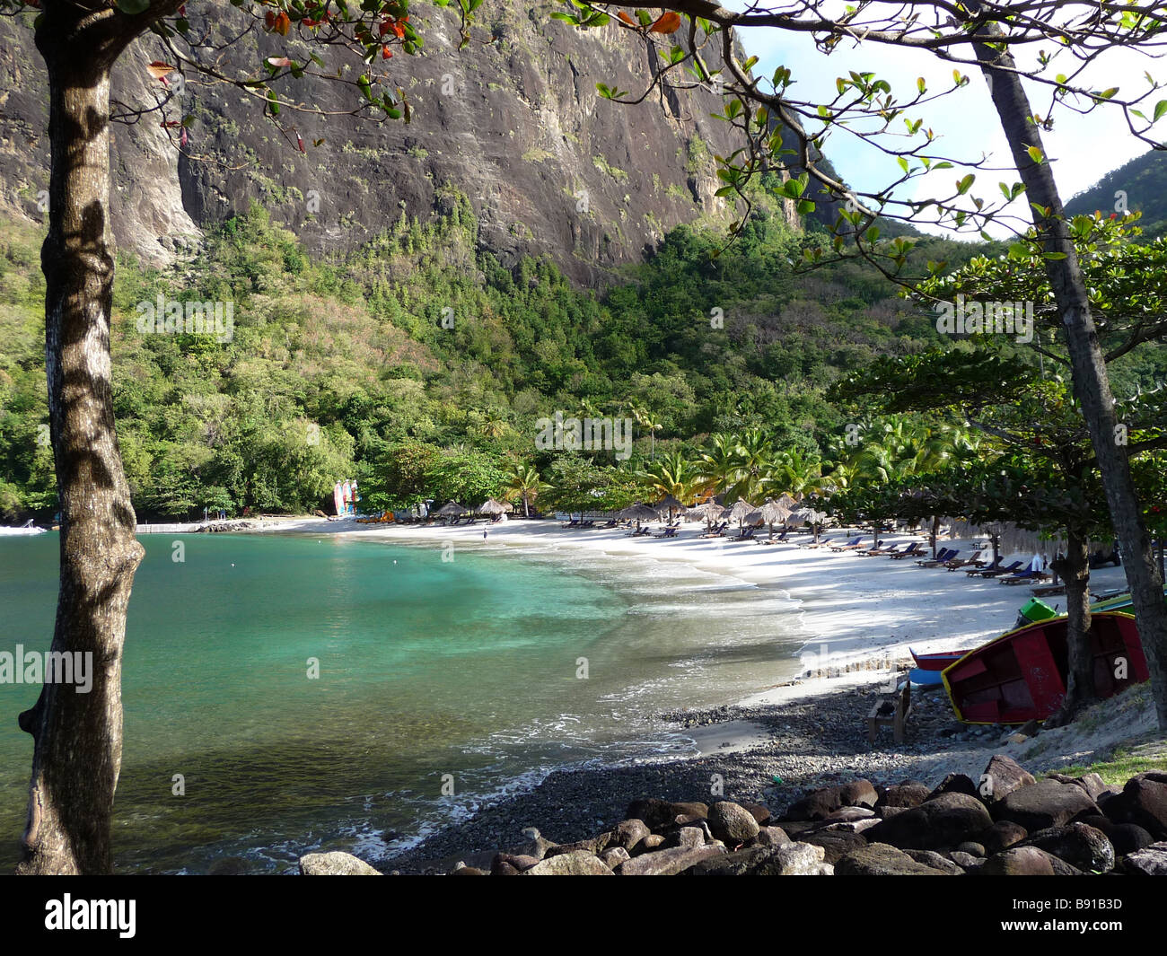Piton pitons pitons caribbean island hi-res stock photography and ...