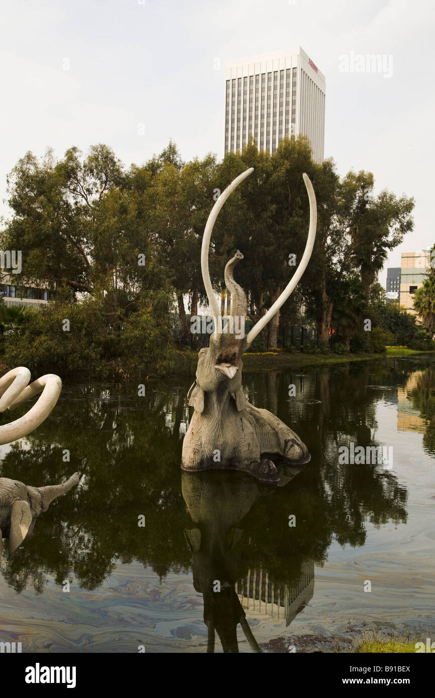 The Page Museum La Brea Tar Pits Los Angeles California United States ...