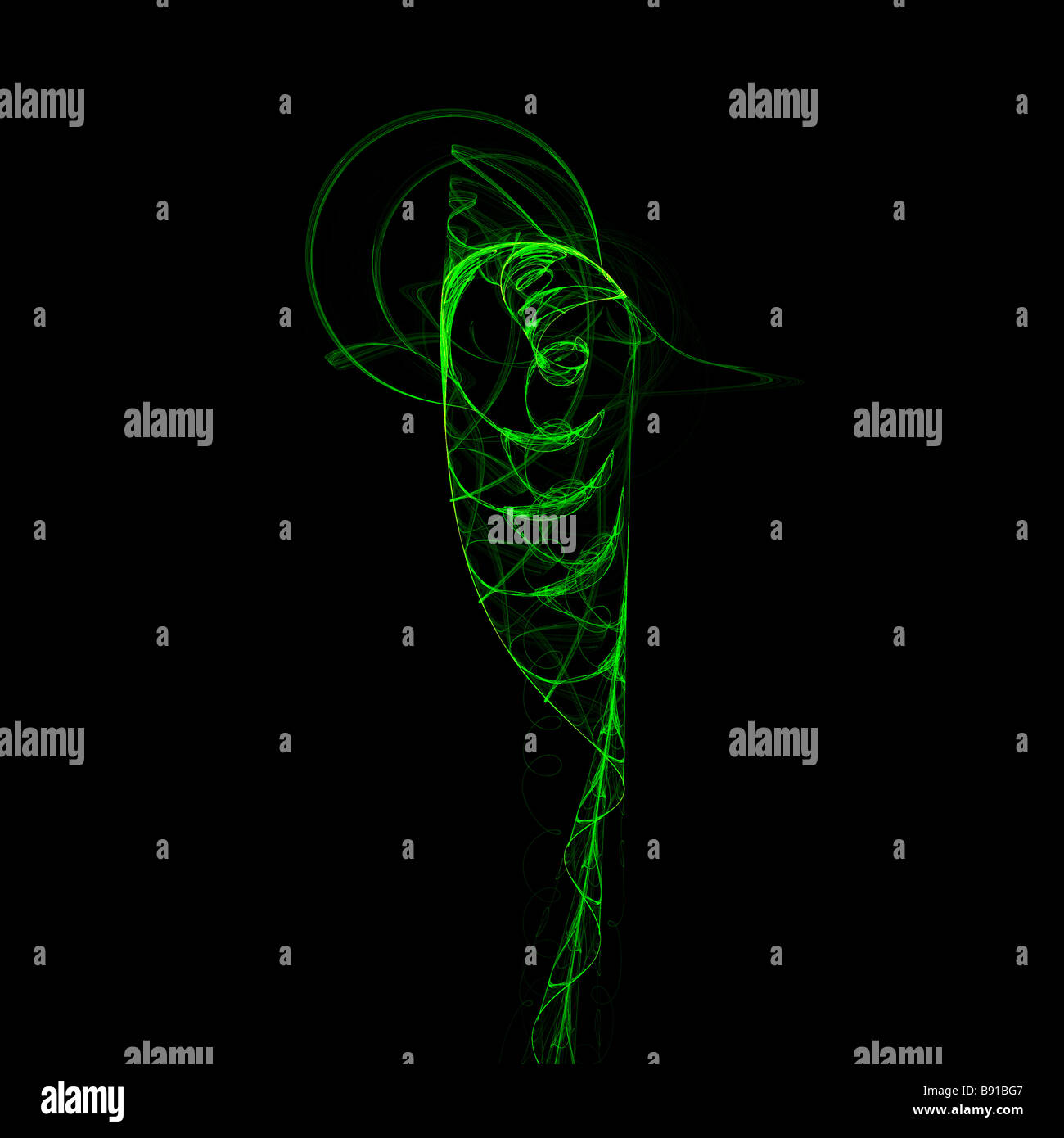 A Energy pattern isolated on black Stock Photo - Alamy