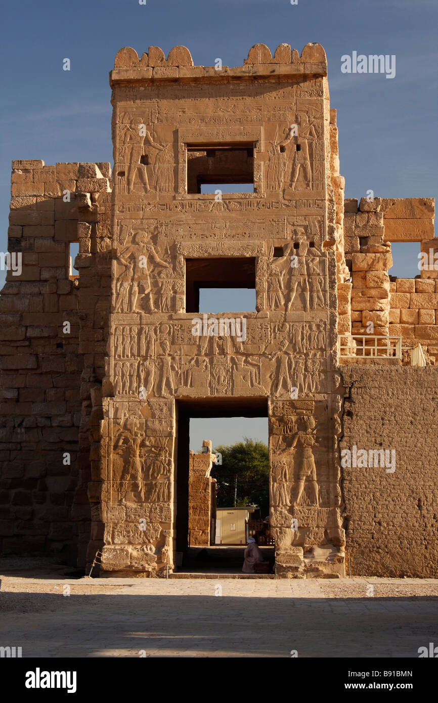 "Syrian Gate" Migdol Tower entrance, [Medinet Habu] Mortuary Temple of ...
