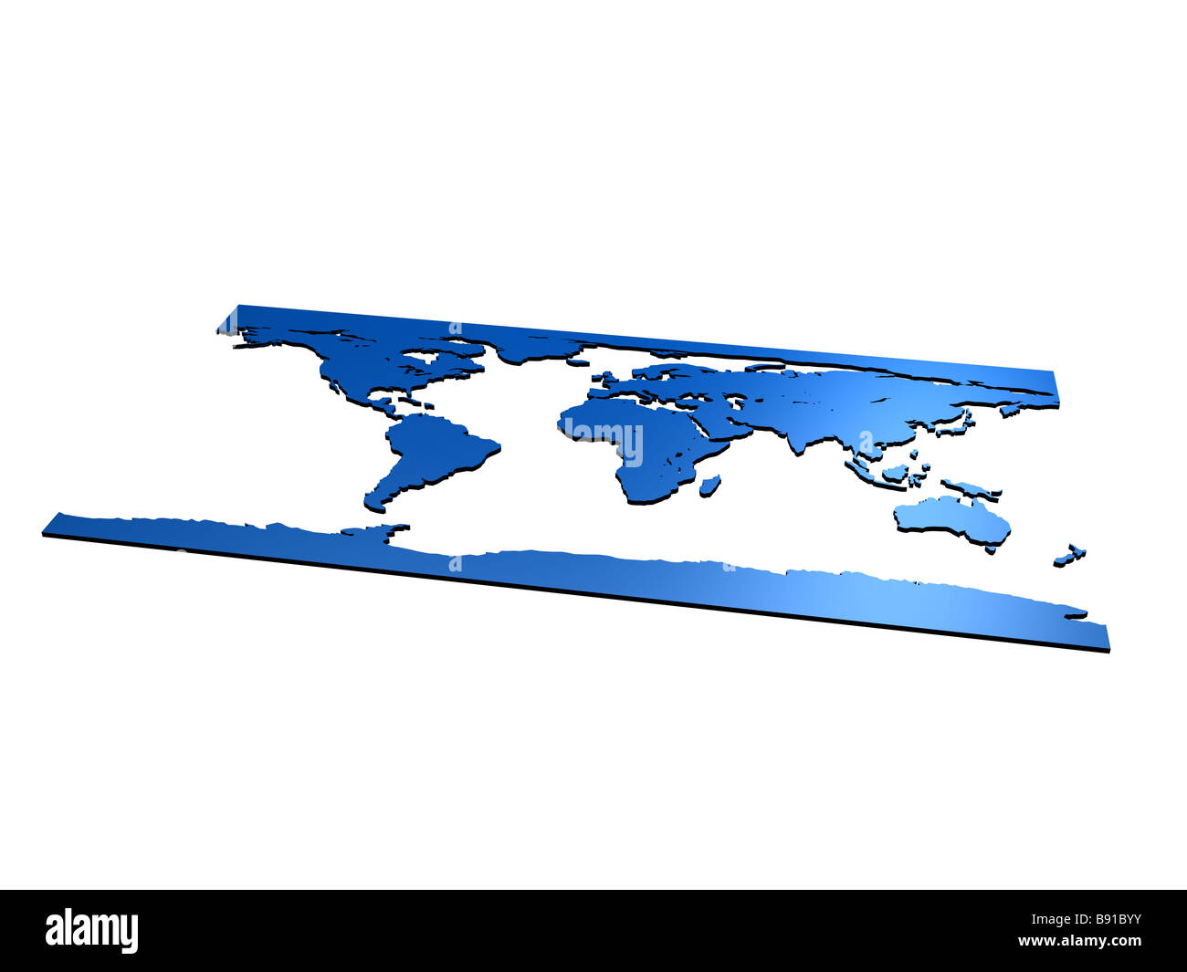 Blue map hi-res stock photography and images - Alamy