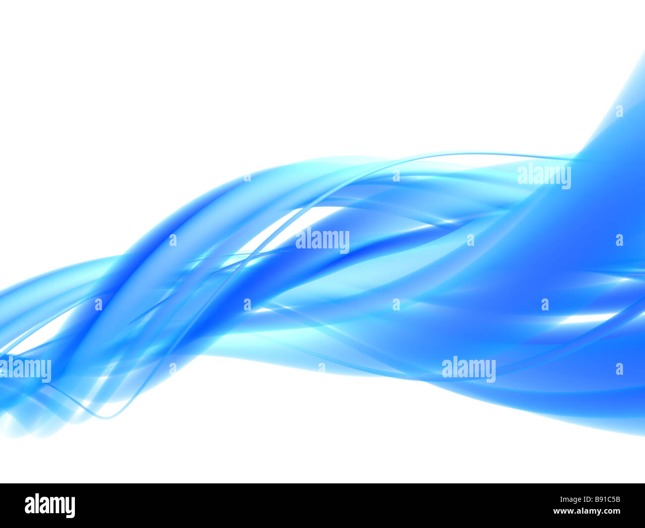abstract blue waves Stock Photo - Alamy