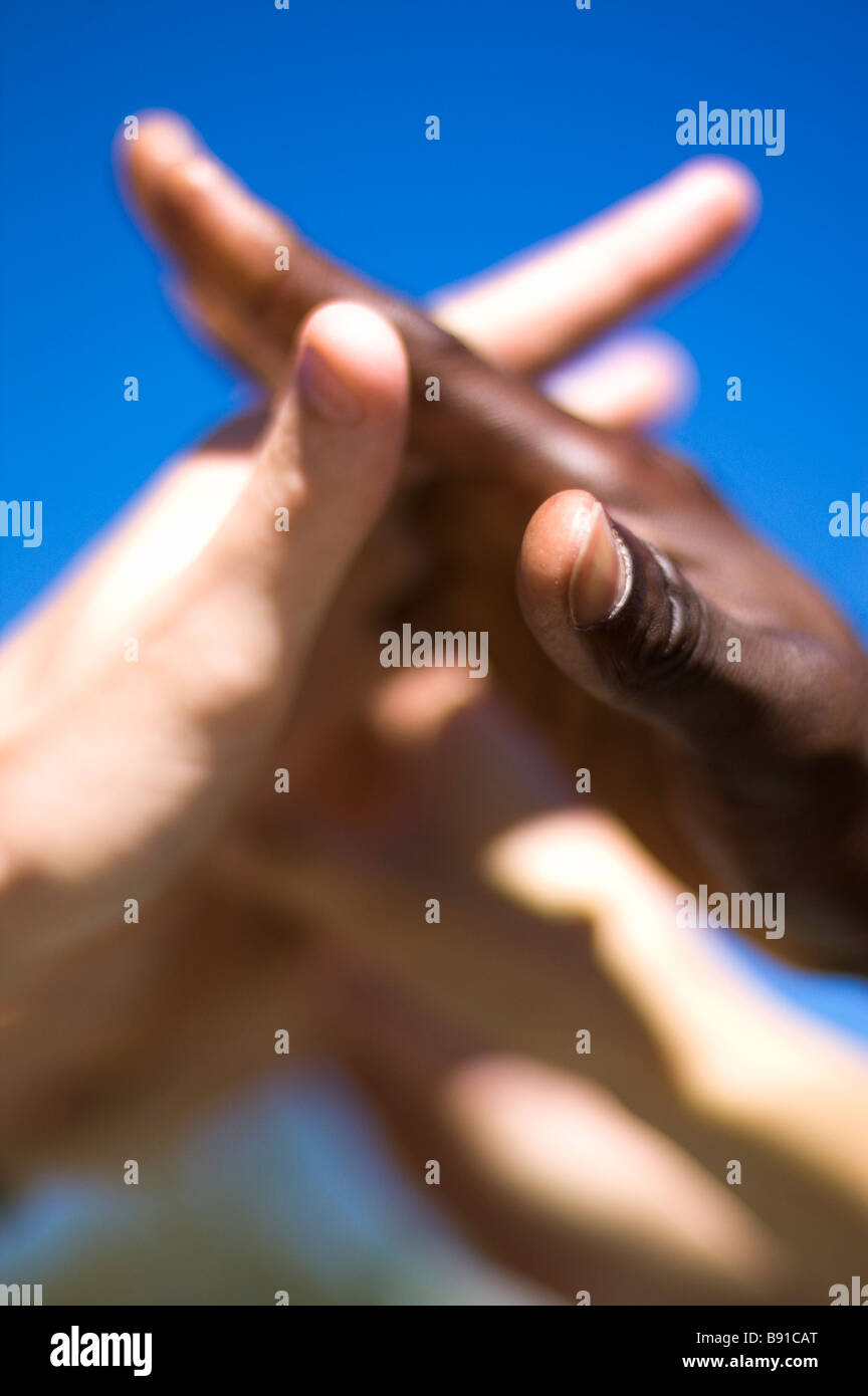Multi Racial Hands Together High Resolution Stock Photography and ...