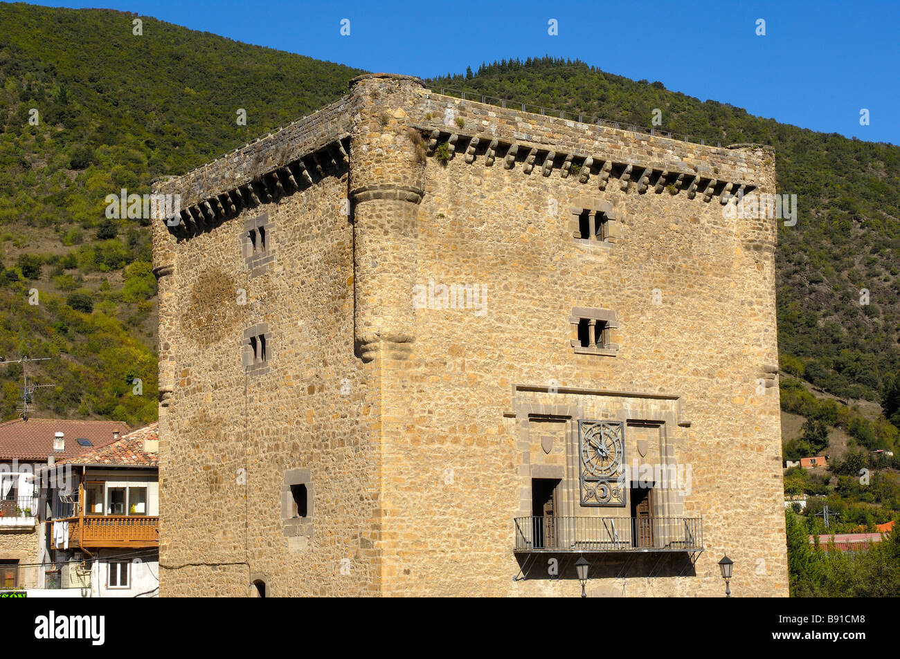 Infantado Tower in Potes La Liebana Cantabria Spain Stock Photo - Alamy