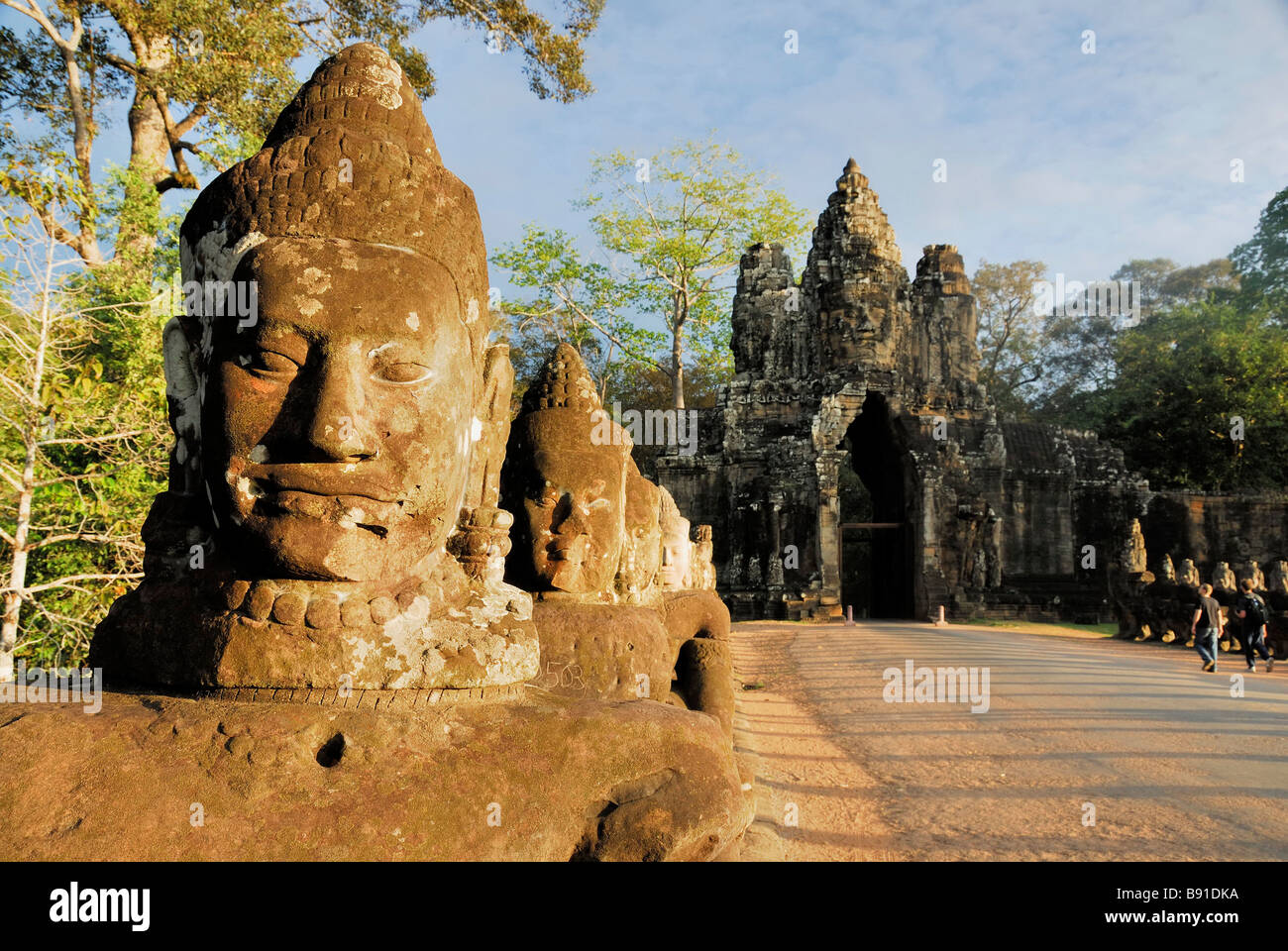 Angkor Thom South Gate Stock Photo - Alamy