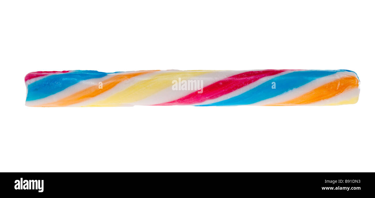 colored candy stick isolated on a white background Stock Photo - Alamy