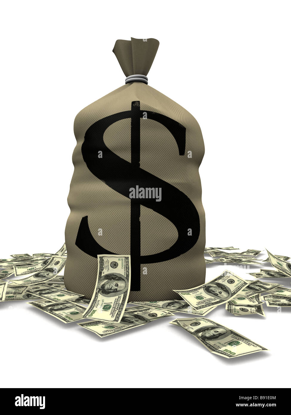 Sack money Cut Out Stock Images & Pictures - Alamy