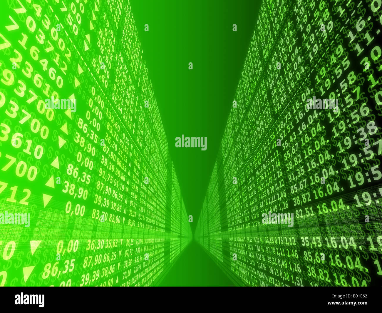 3d green numbers hi-res stock photography and images - Alamy