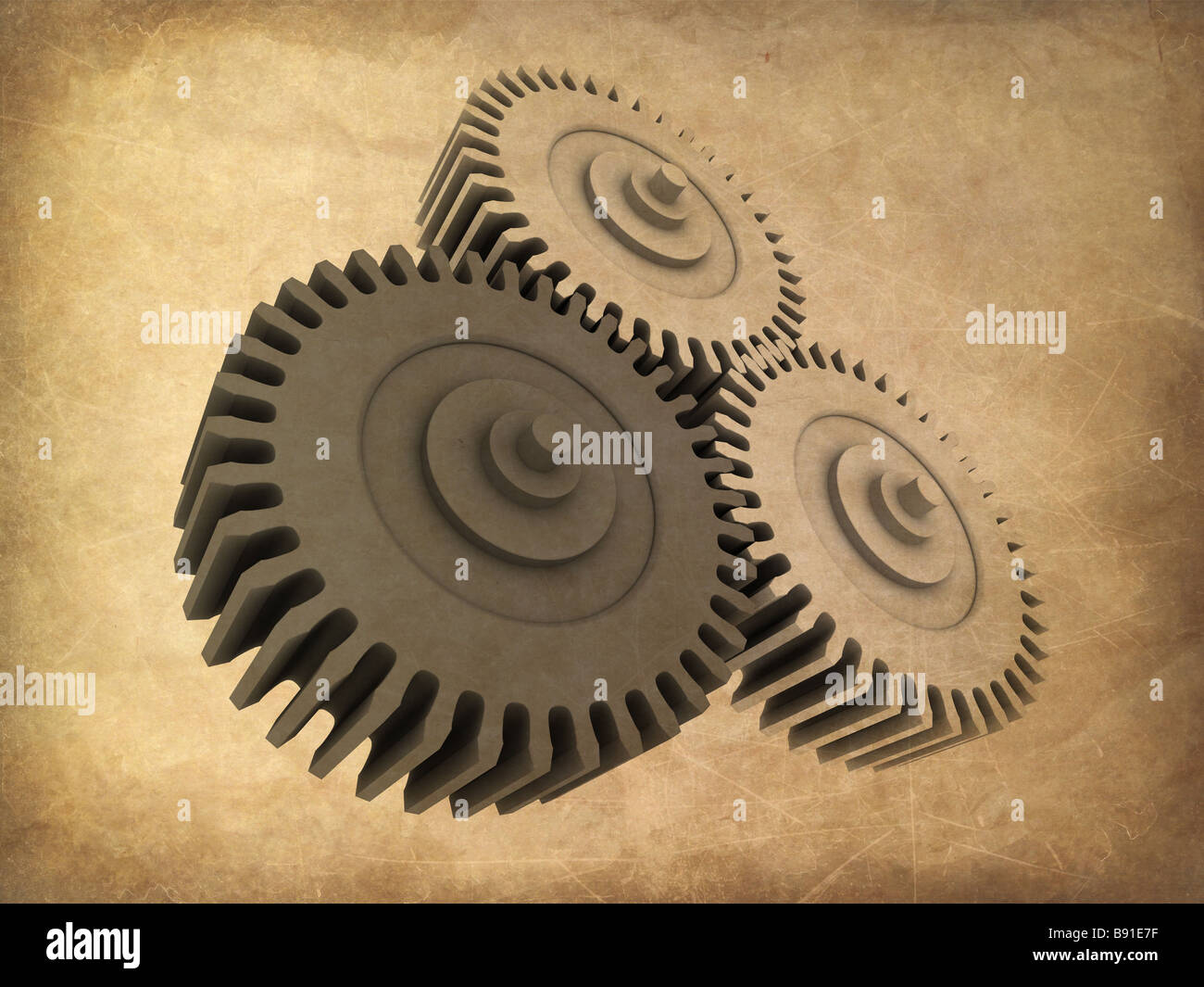 Geared mechanism hi-res stock photography and images - Alamy