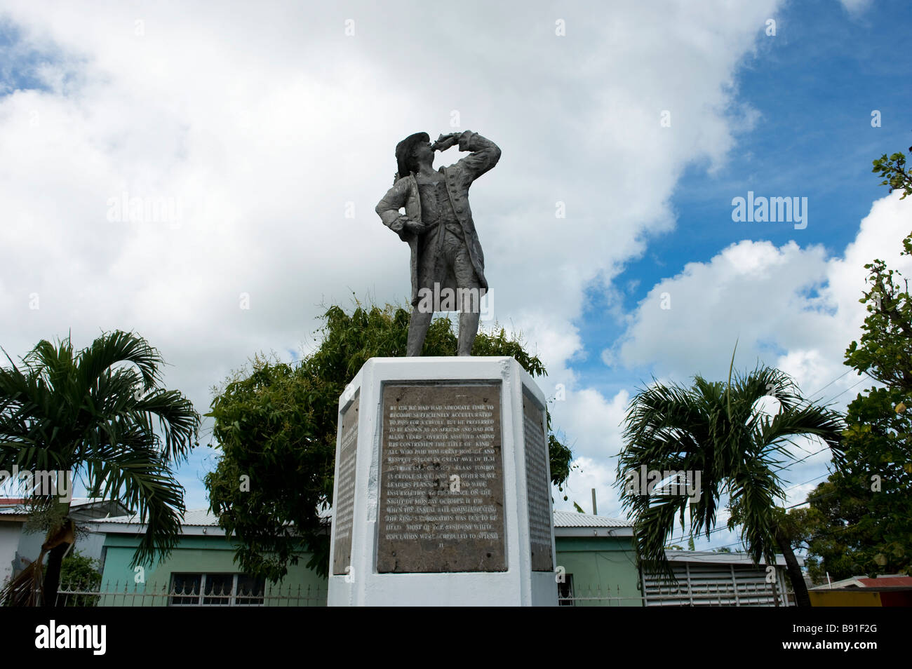 Statue to Prince Klass who rose up against british in St John s the ...