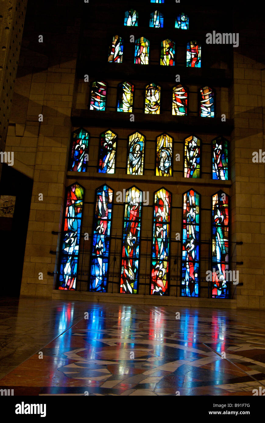 Mosaic church annunciation basilica annunciation hi-res stock ...