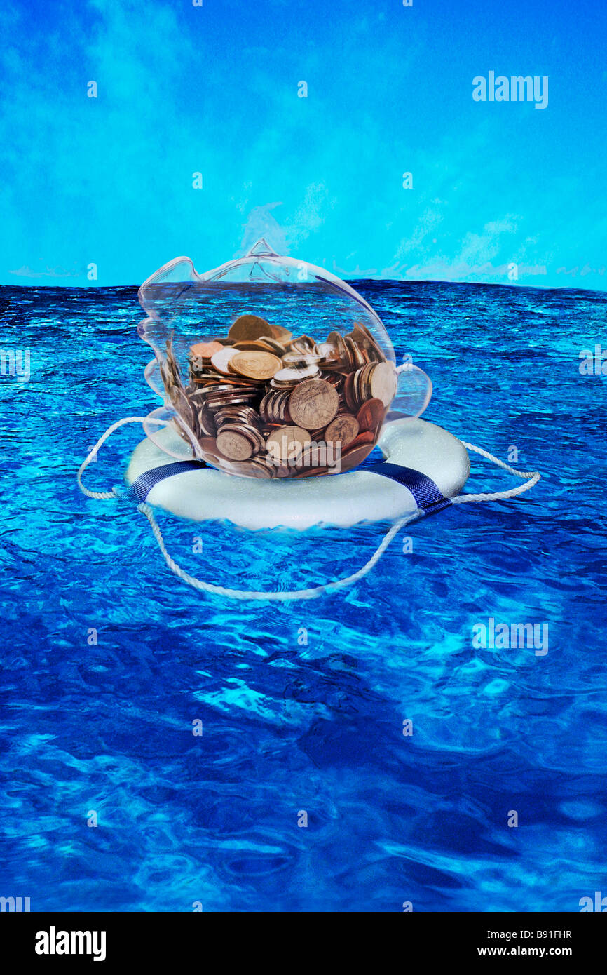 Floating coins hi-res stock photography and images - Alamy