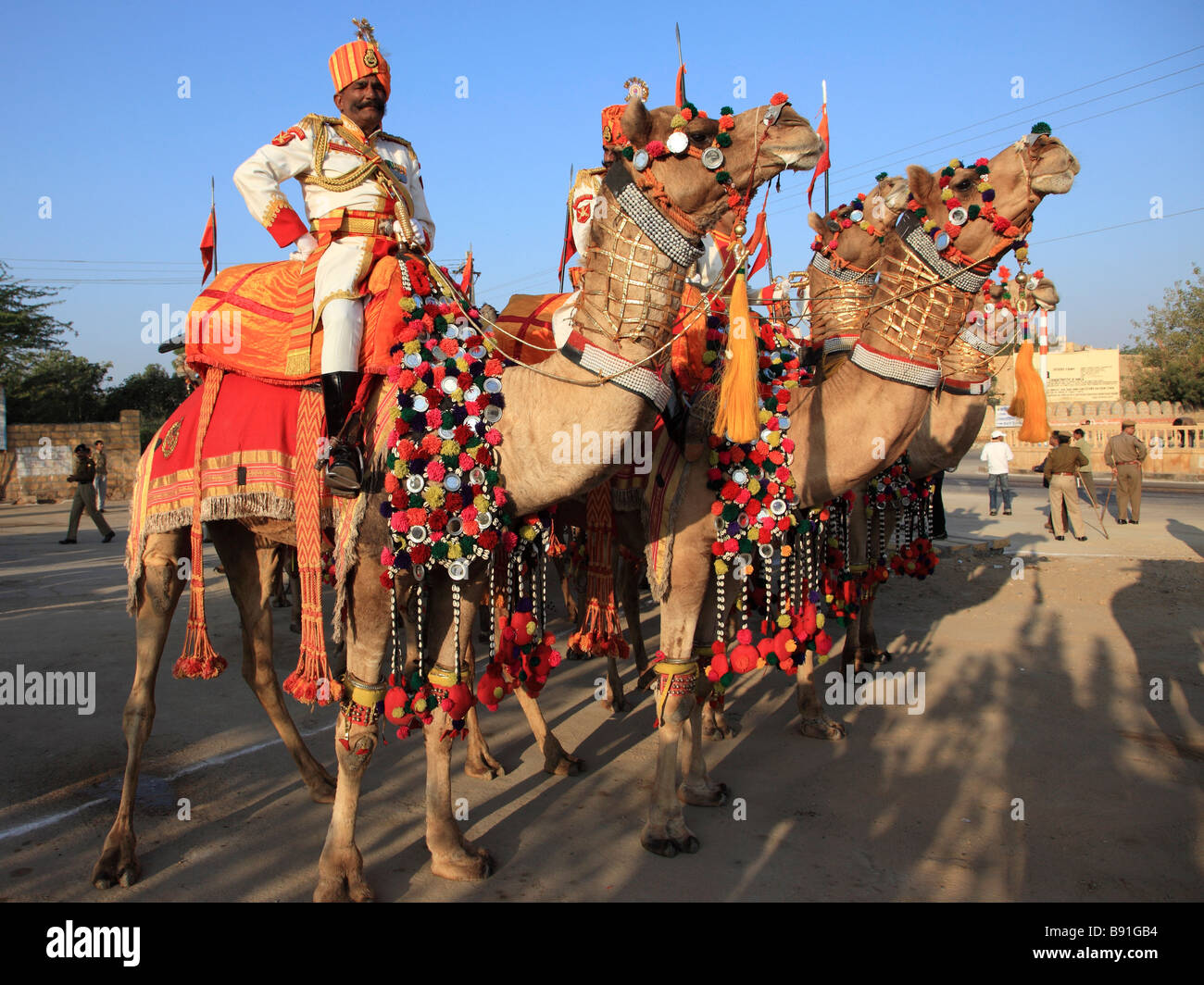 Camel procession india hi-res stock photography and images - Alamy