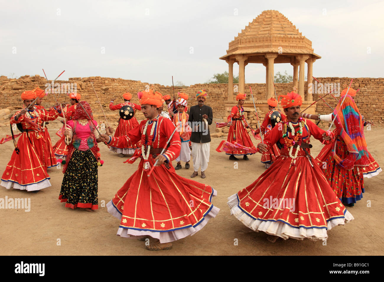 Rajasthani Dance In Desert