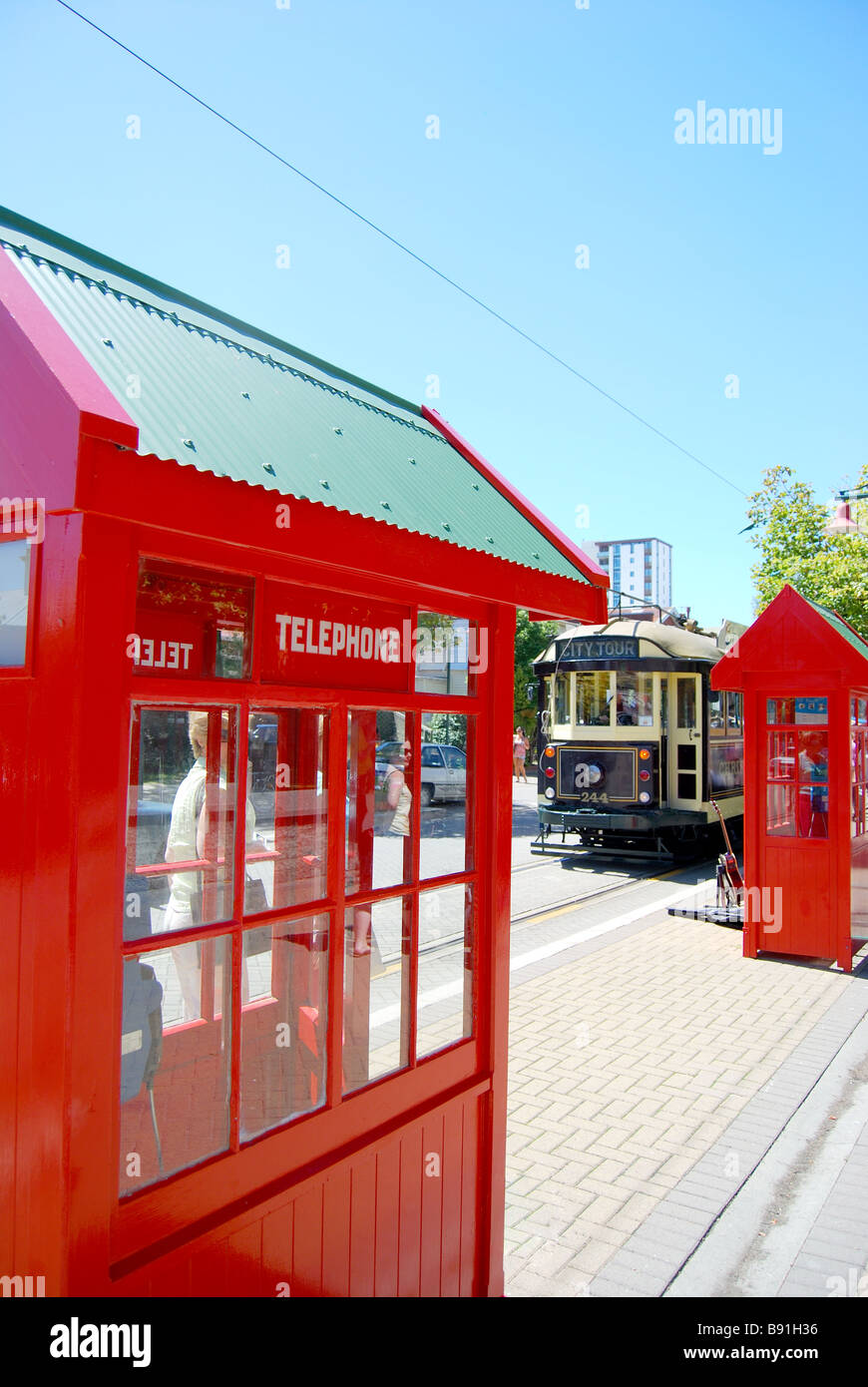 Tram city red hi-res stock photography and images - Alamy