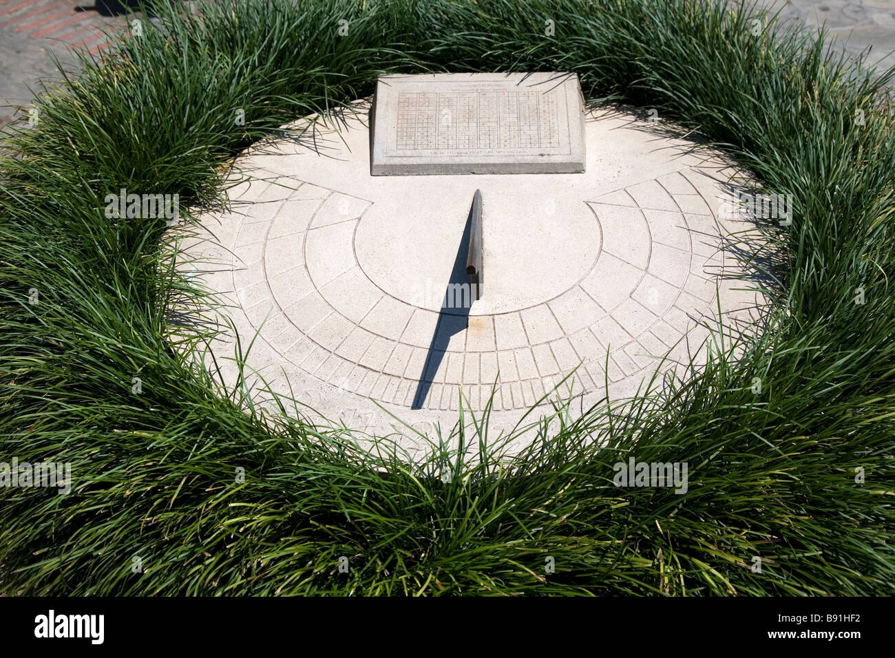 Sun dial on Cerro San Bernardo, Salta Argentina Stock Photo - Alamy