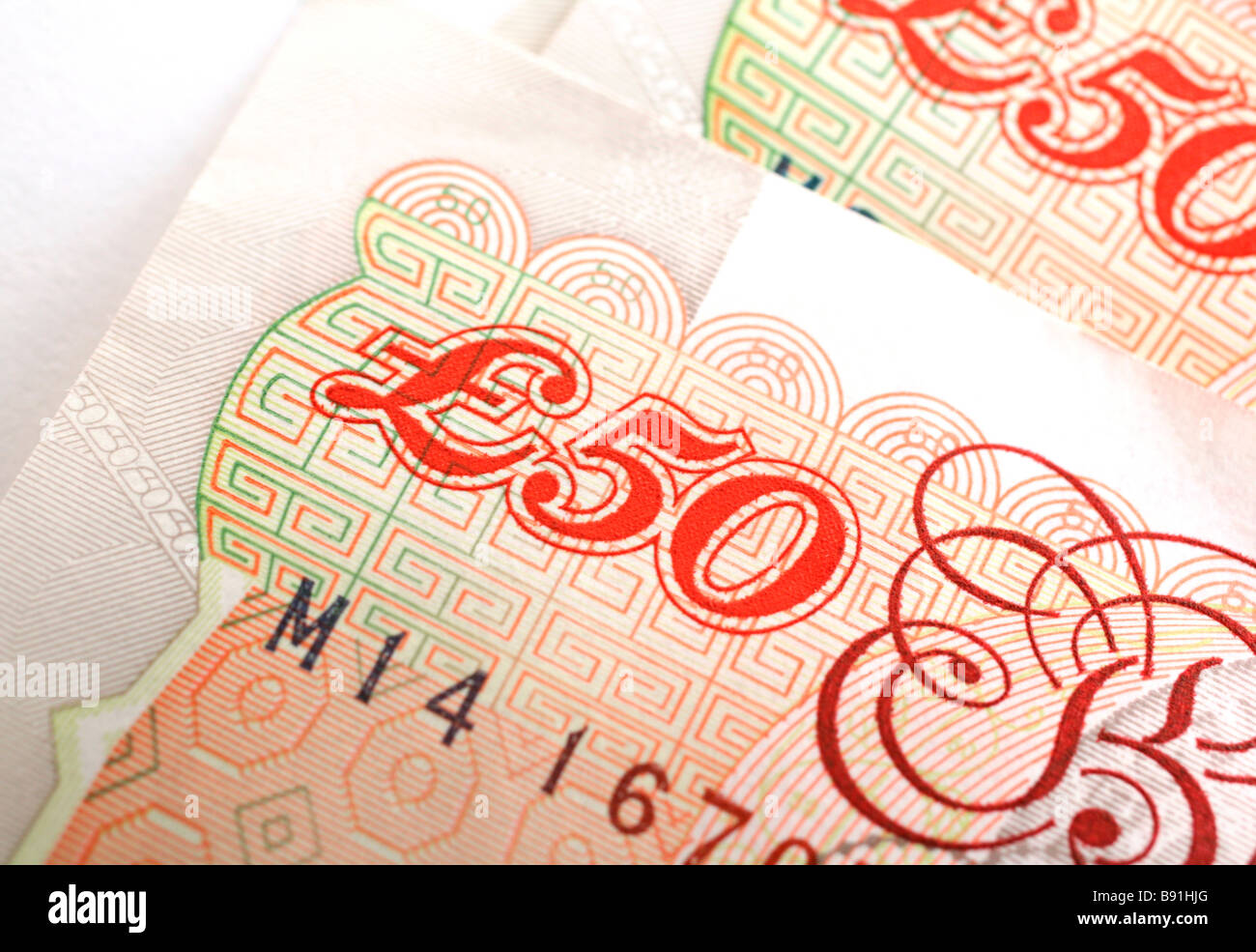 £50 fifty pound note hi-res stock photography and images - Alamy