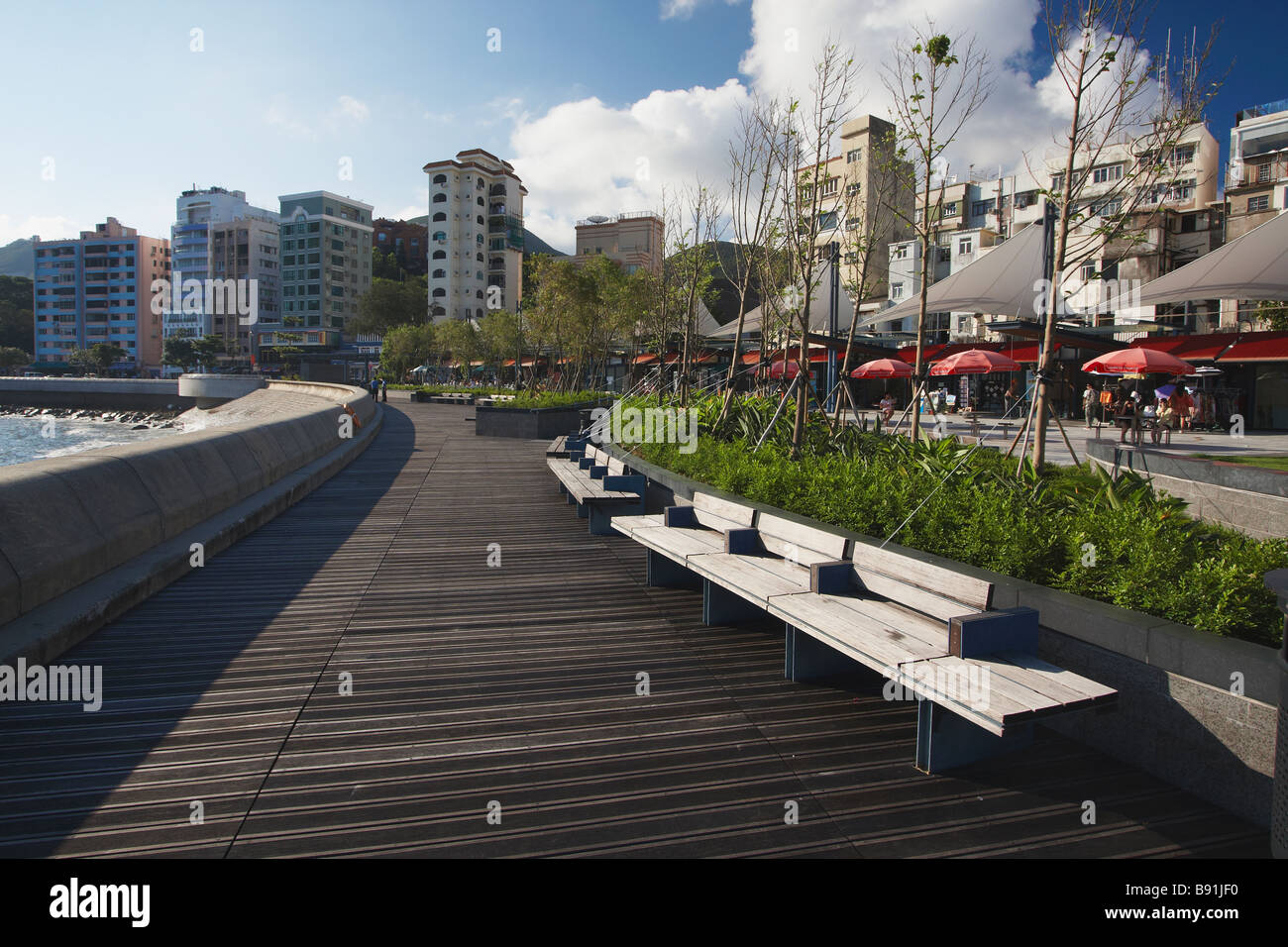 Waterfront Promenade, Stanley, Hong Kong Stock Photo - Alamy
