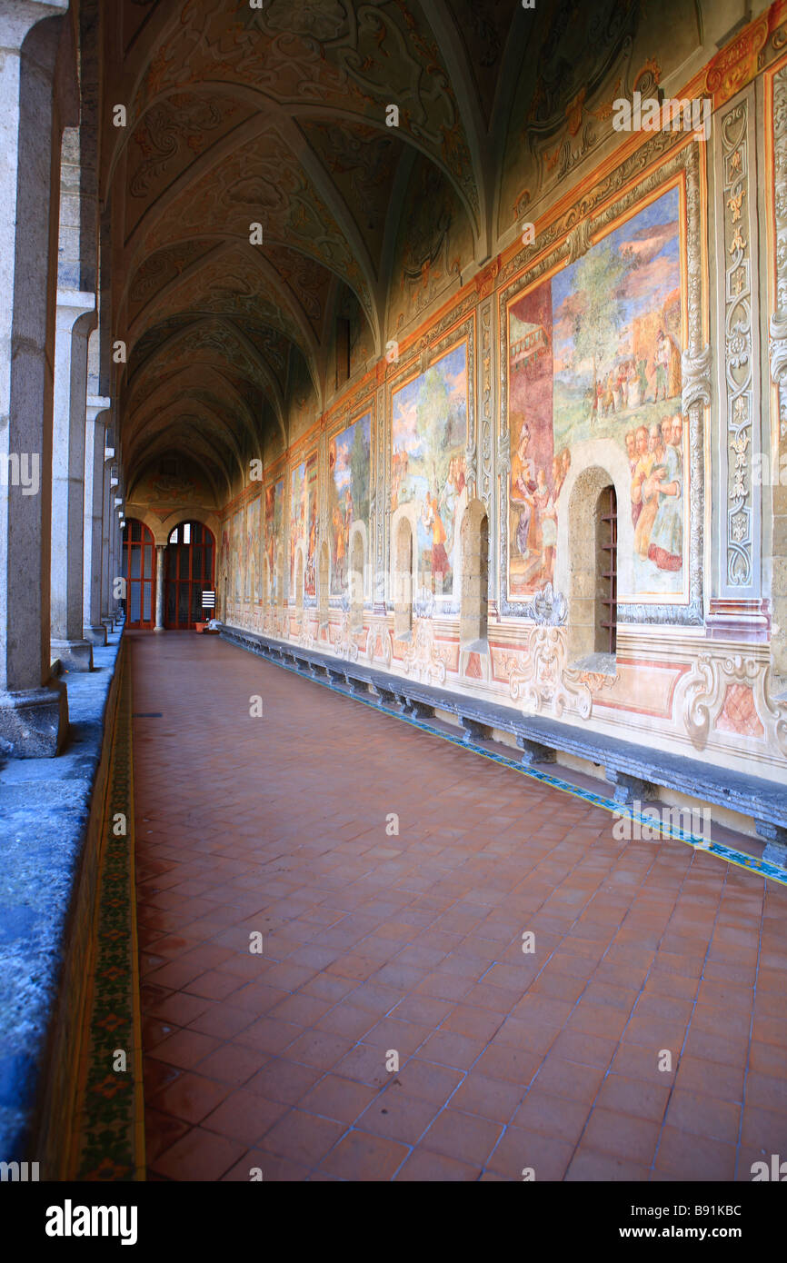 Naples Church of St. clear Stock Photo - Alamy