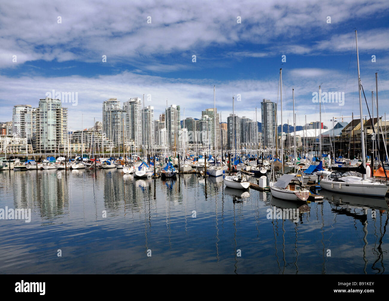 The skyline of Vancouver, British Columbia Stock Photo - Alamy