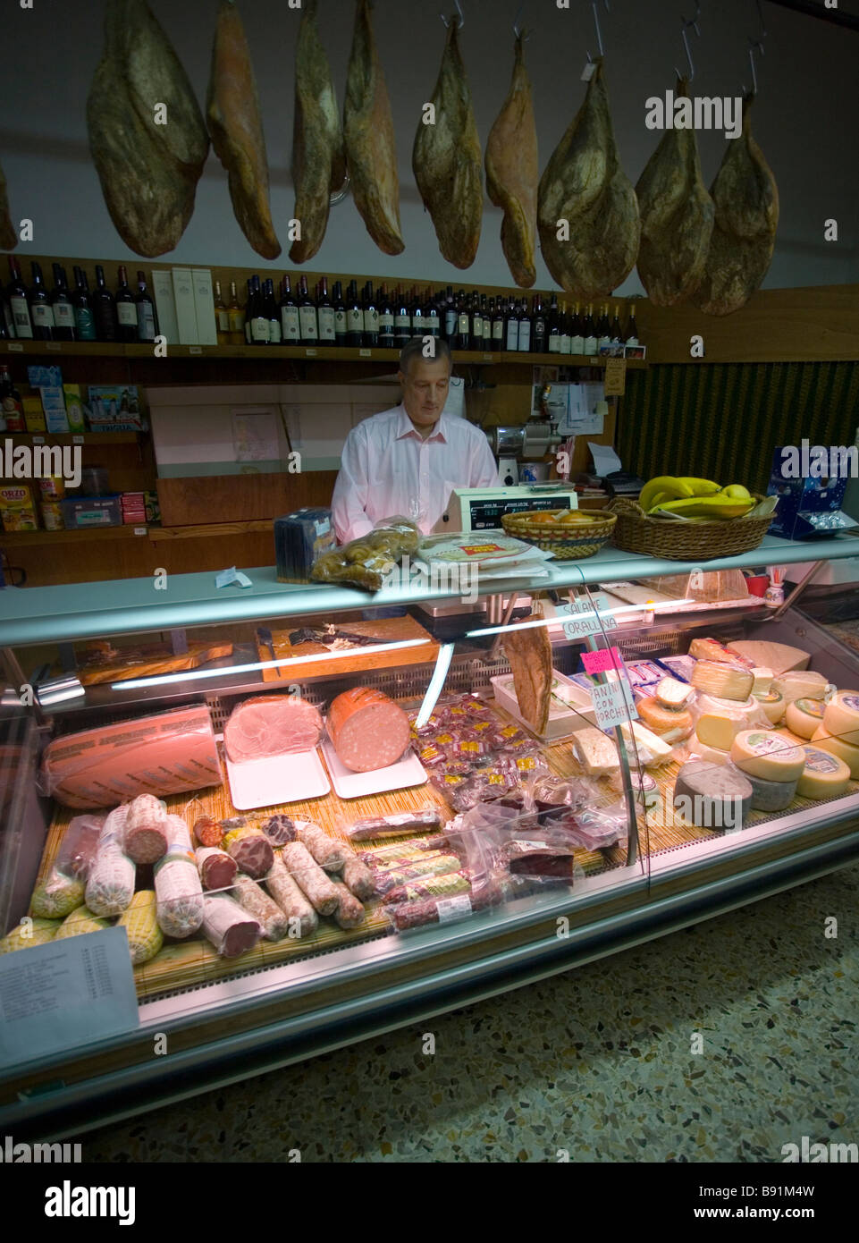 A butcher shop in Orvieto Italy Stock Photo - Alamy