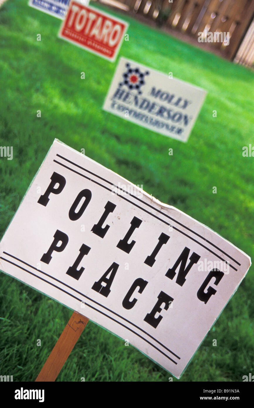 Political billboard advertisments Stock Photo - Alamy