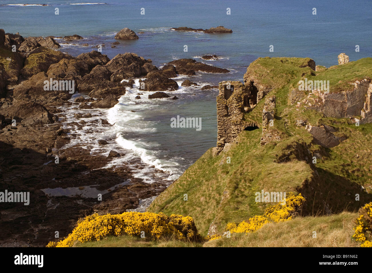 Findlater Castle, between Cullen and Portsoy, Morayshire, Scotland ...