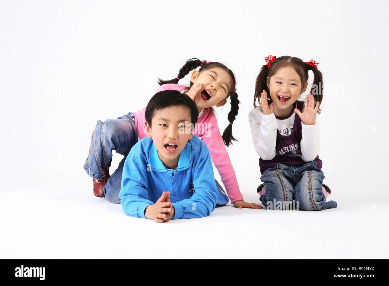 Asian Young Children Stock Photo - Alamy