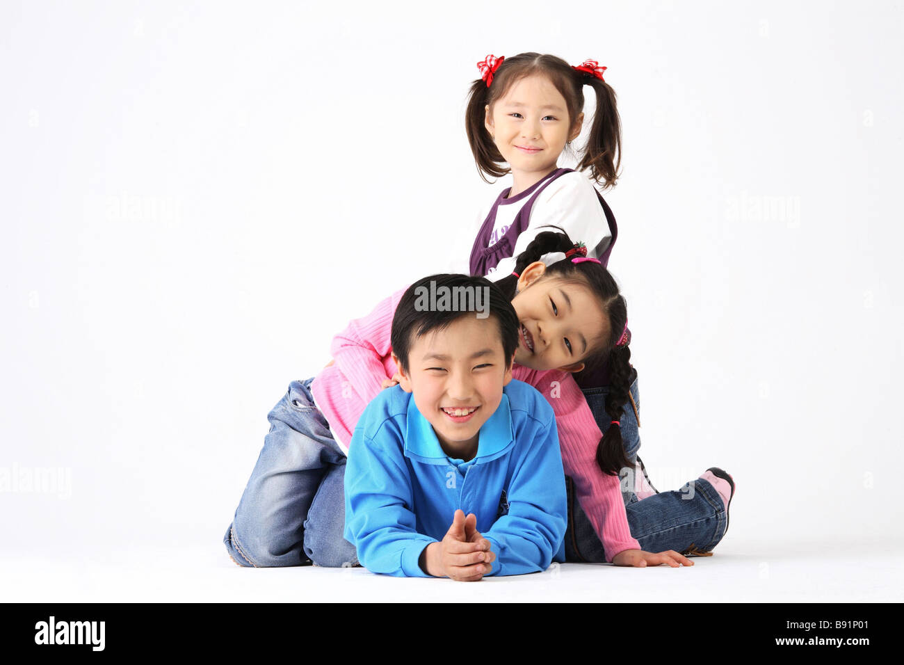 Asian Young Children Stock Photo - Alamy