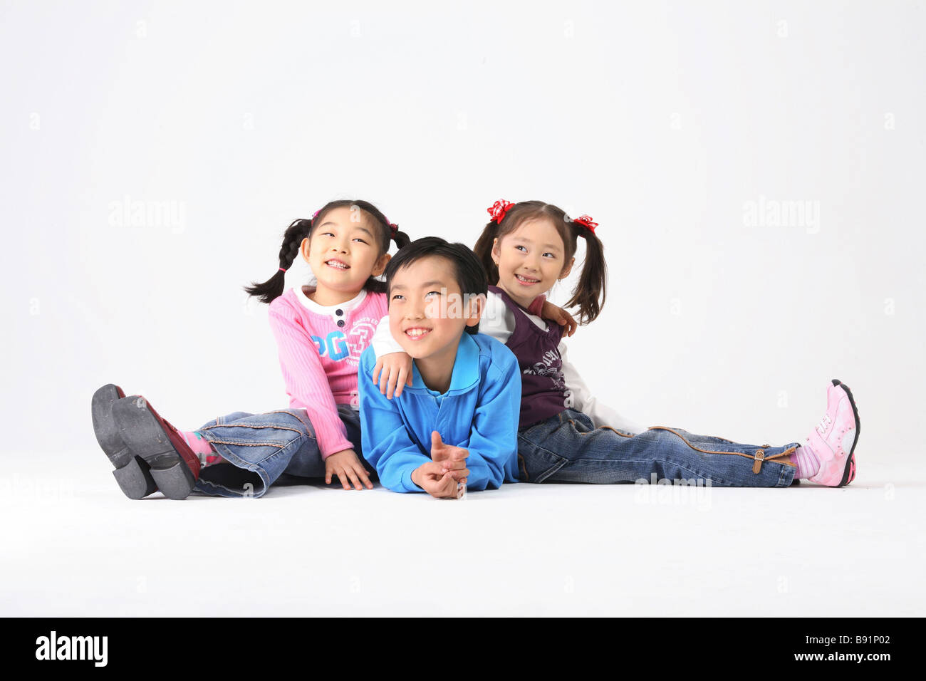 Asian Young Children Stock Photo - Alamy