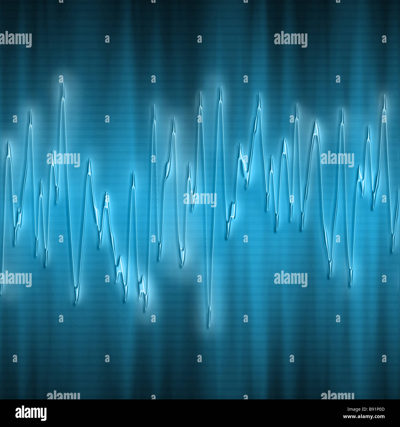 great image of very bright and glowing sound wave Stock Photo - Alamy