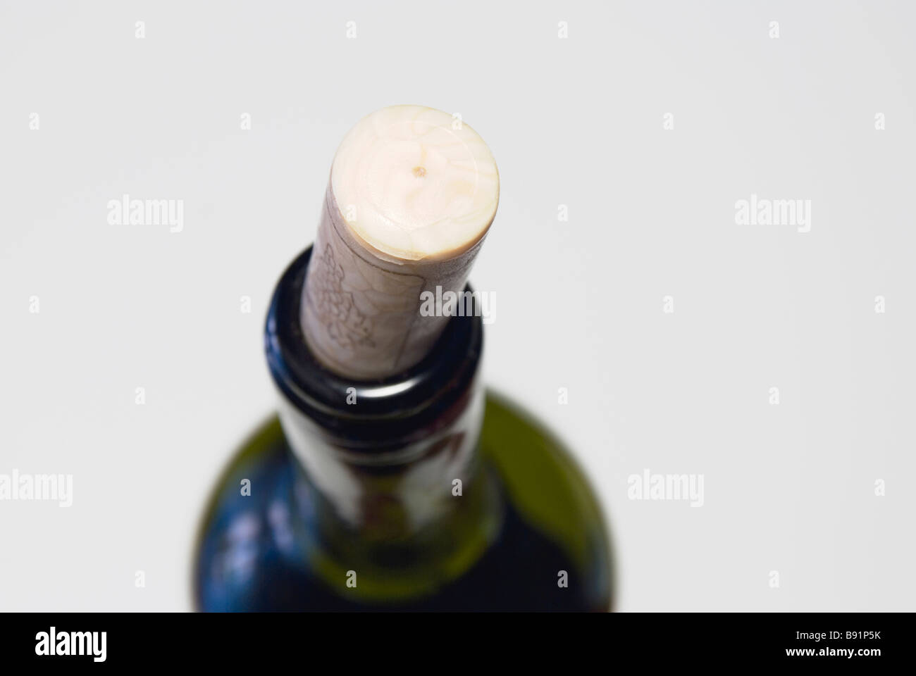 Top view wine bottle hi-res stock photography and images - Alamy