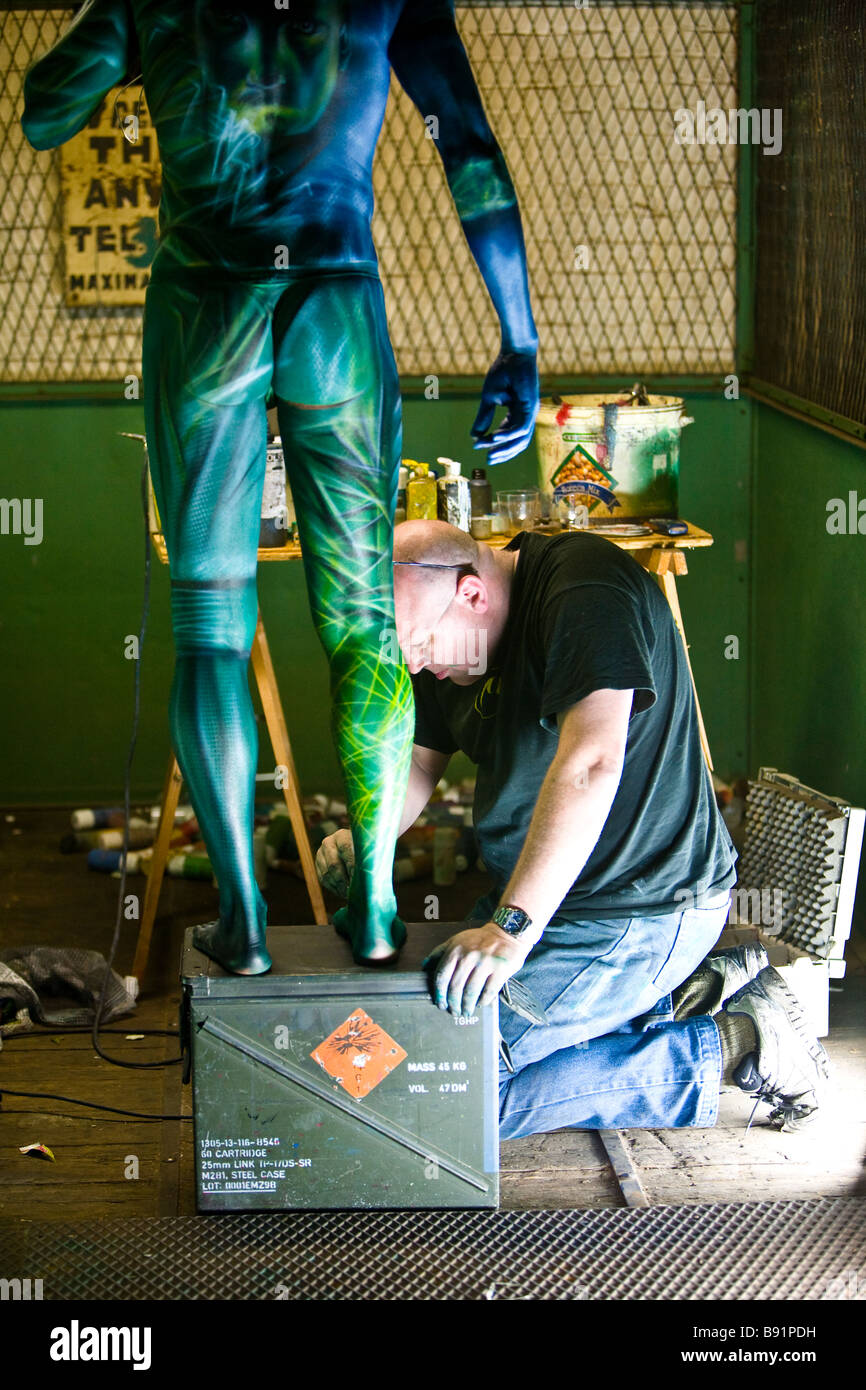 Bodypainting model hi-res stock photography and images - Alamy