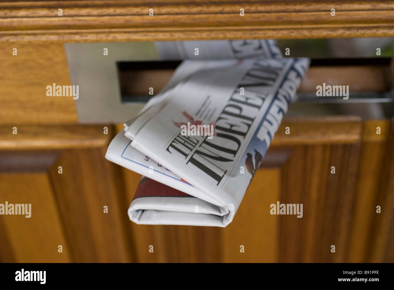 Deliver newspaper hi-res stock photography and images - Alamy