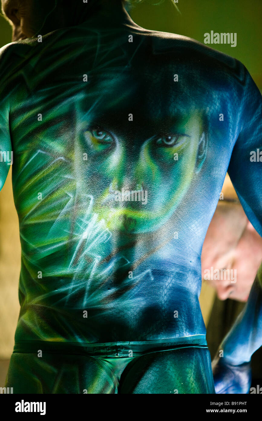 Bodypainting model hi-res stock photography and images - Alamy