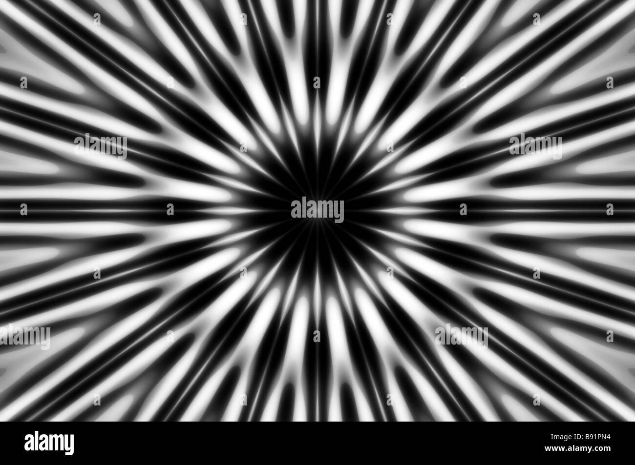 Black star - abstract picture - fantasy illustration - opt art Stock ...