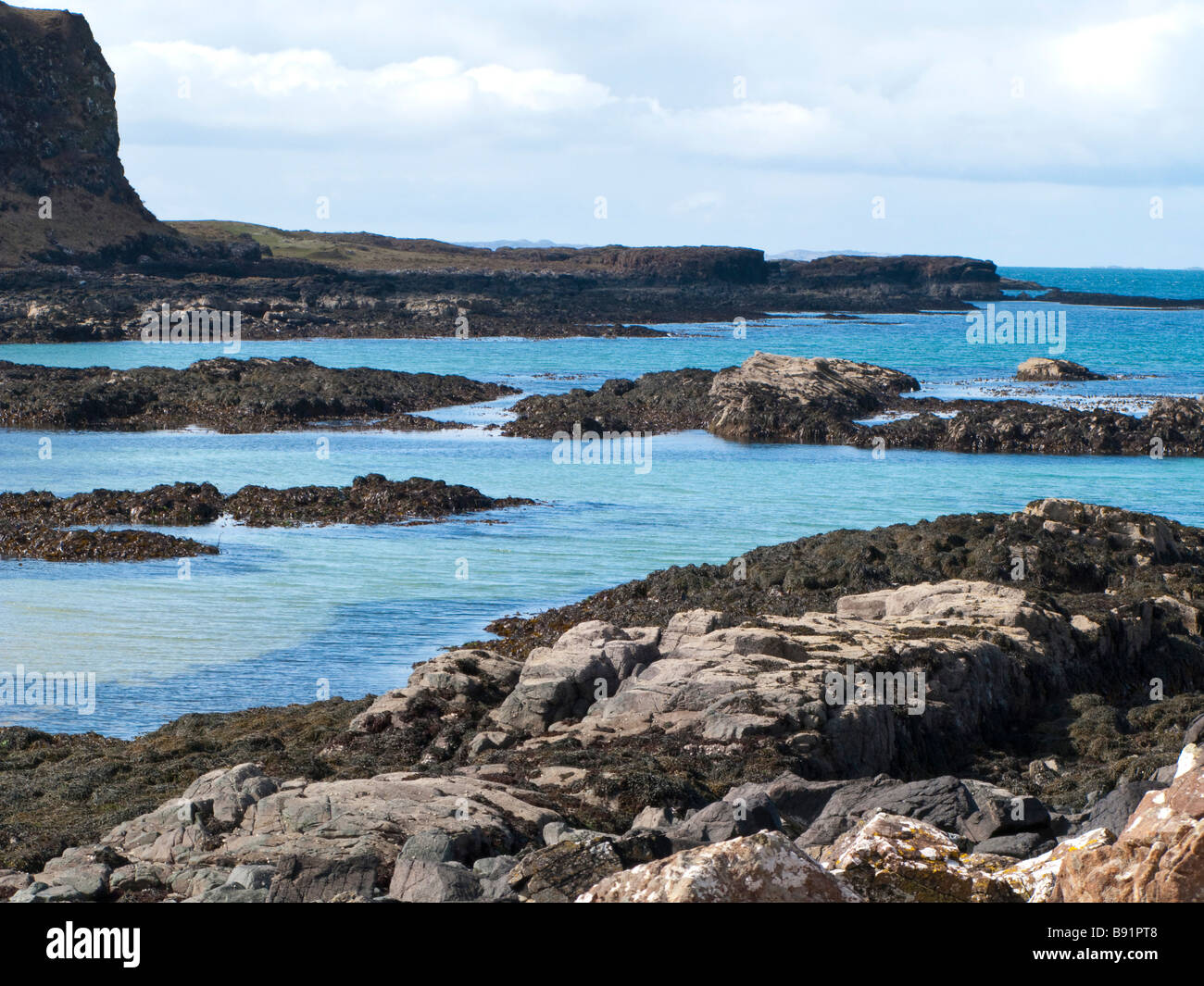 the coast at Port Langumull on the Isle of Mull Stock Photo - Alamy