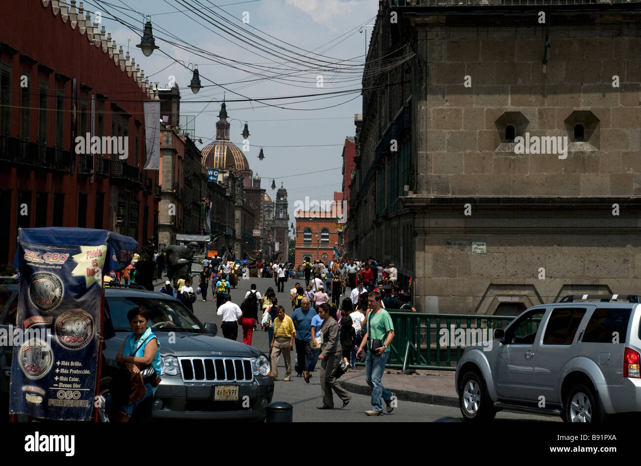 Mexico City's Zocalo Square Stock Photo - Alamy
