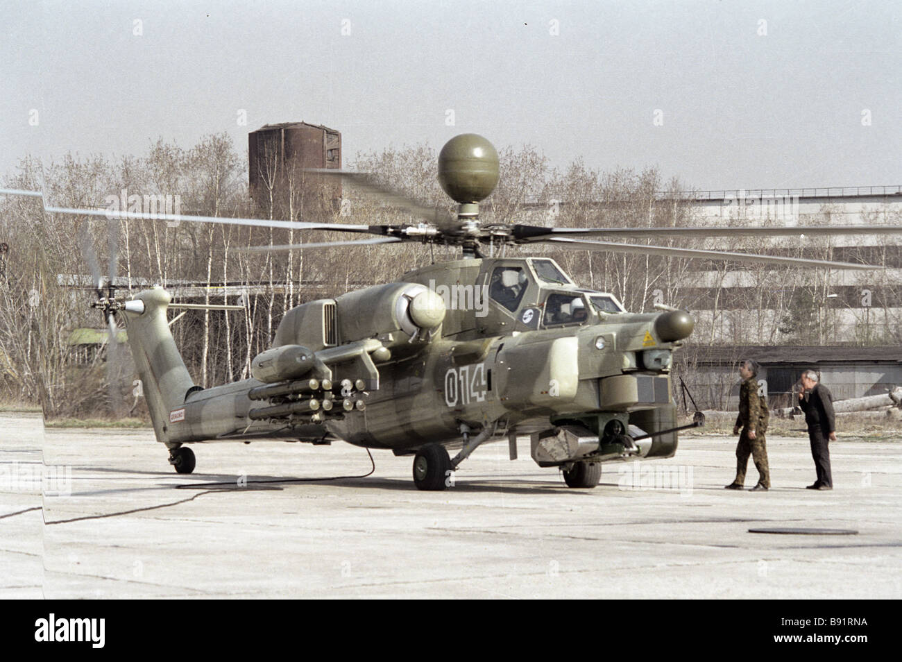 A combat helicopter Mi 28N Stock Photo - Alamy