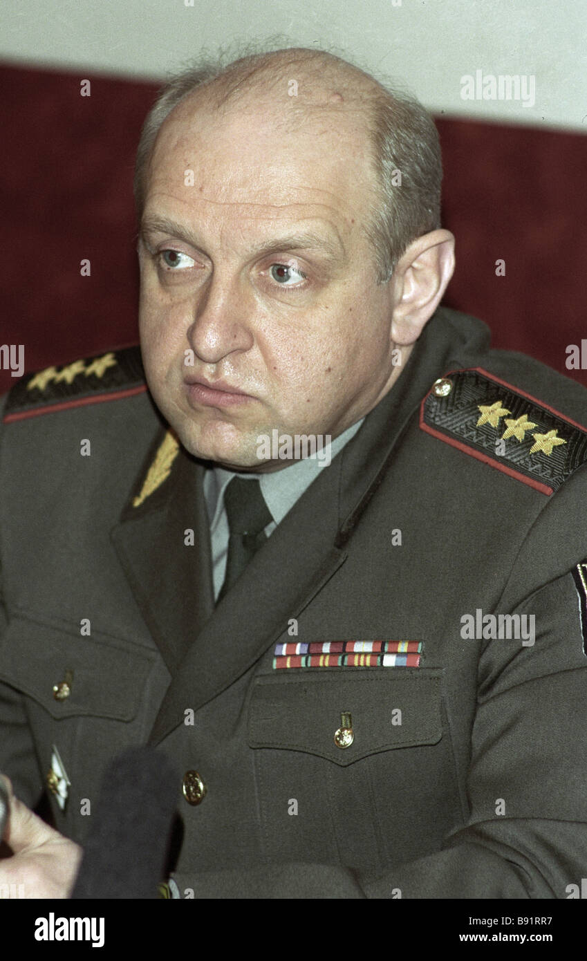Commander of Strategic Rocket Forces Colonel General Vladimir Yakovlov ...