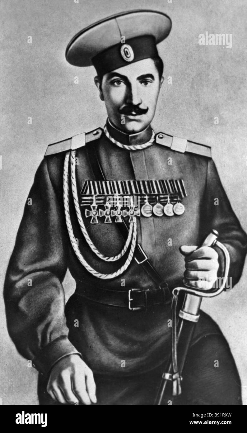 Semyon Budyonny holder of the St George Cross of all degrees Stock ...