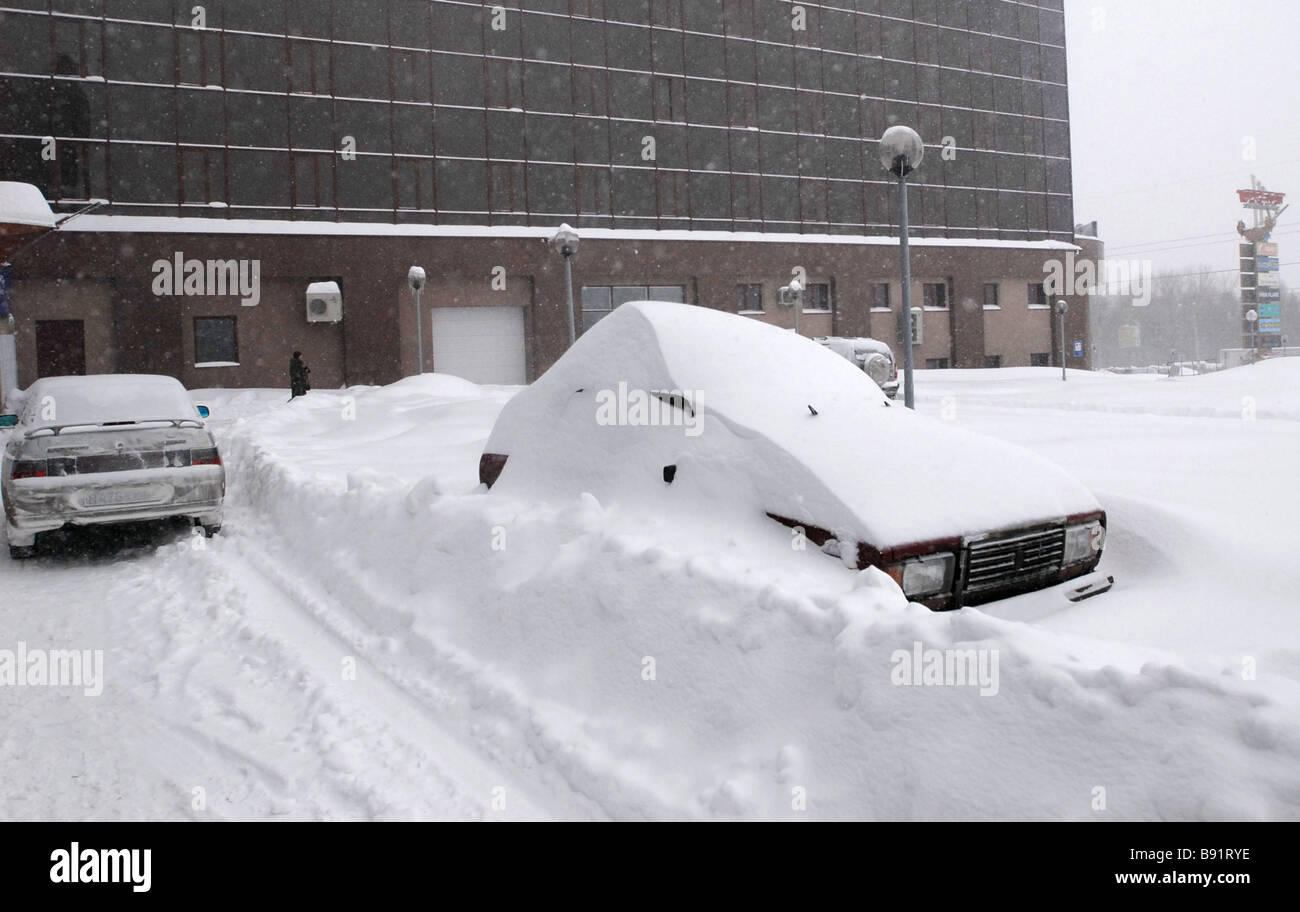 Snow in Samara Stock Photo - Alamy