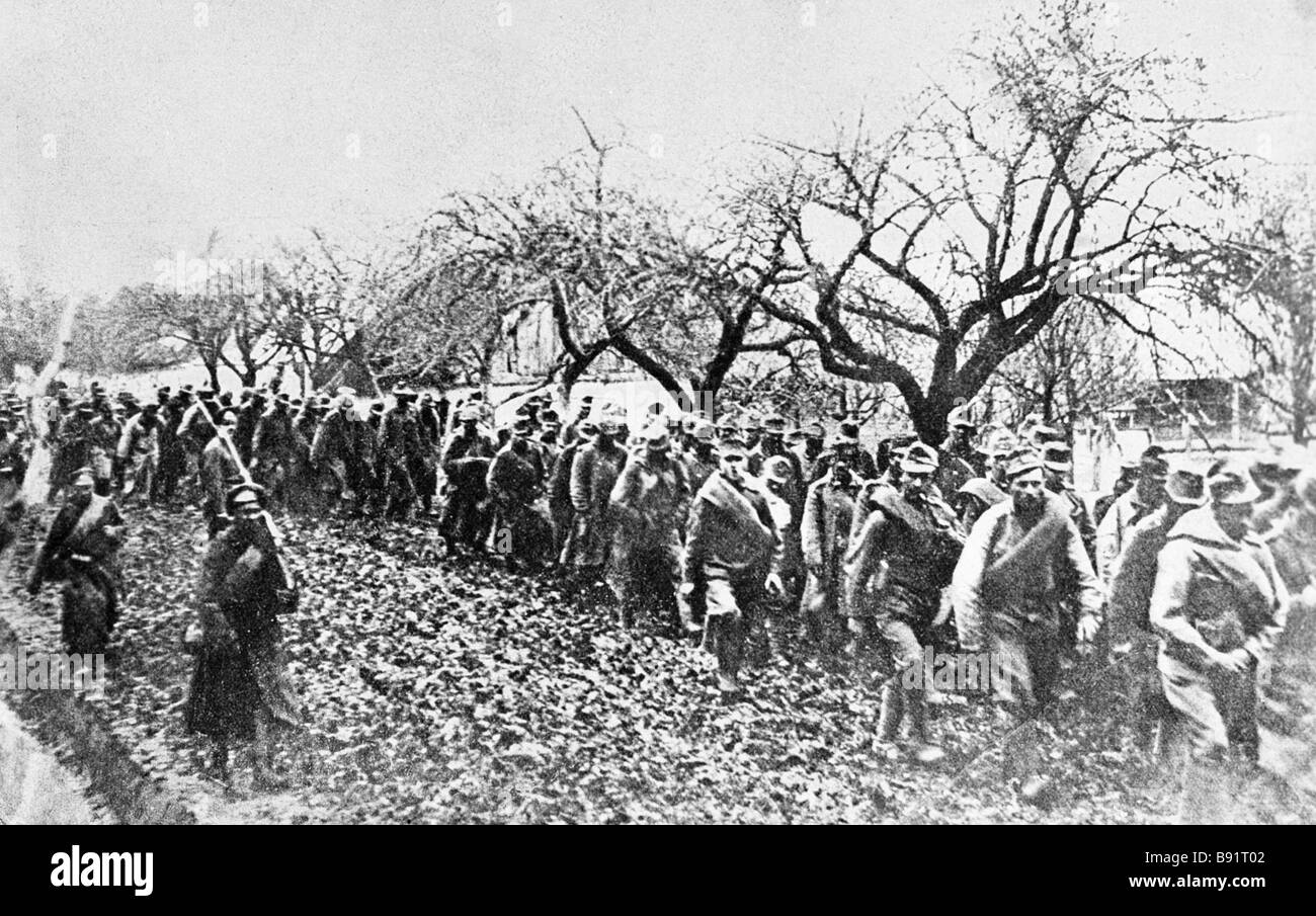 POWs captured by Russian soldiers during the offensive operation ...