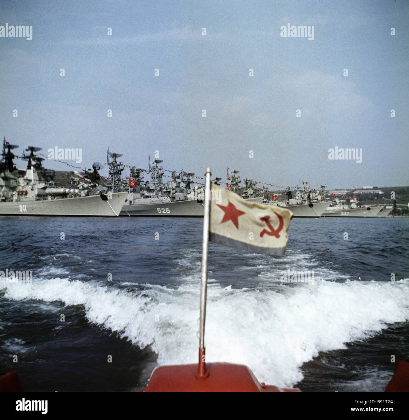 The Soviet Navy warships Stock Photo - Alamy