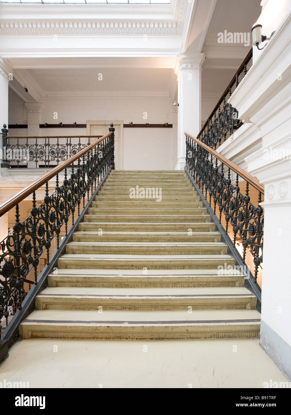 School stairway hi-res stock photography and images - Alamy