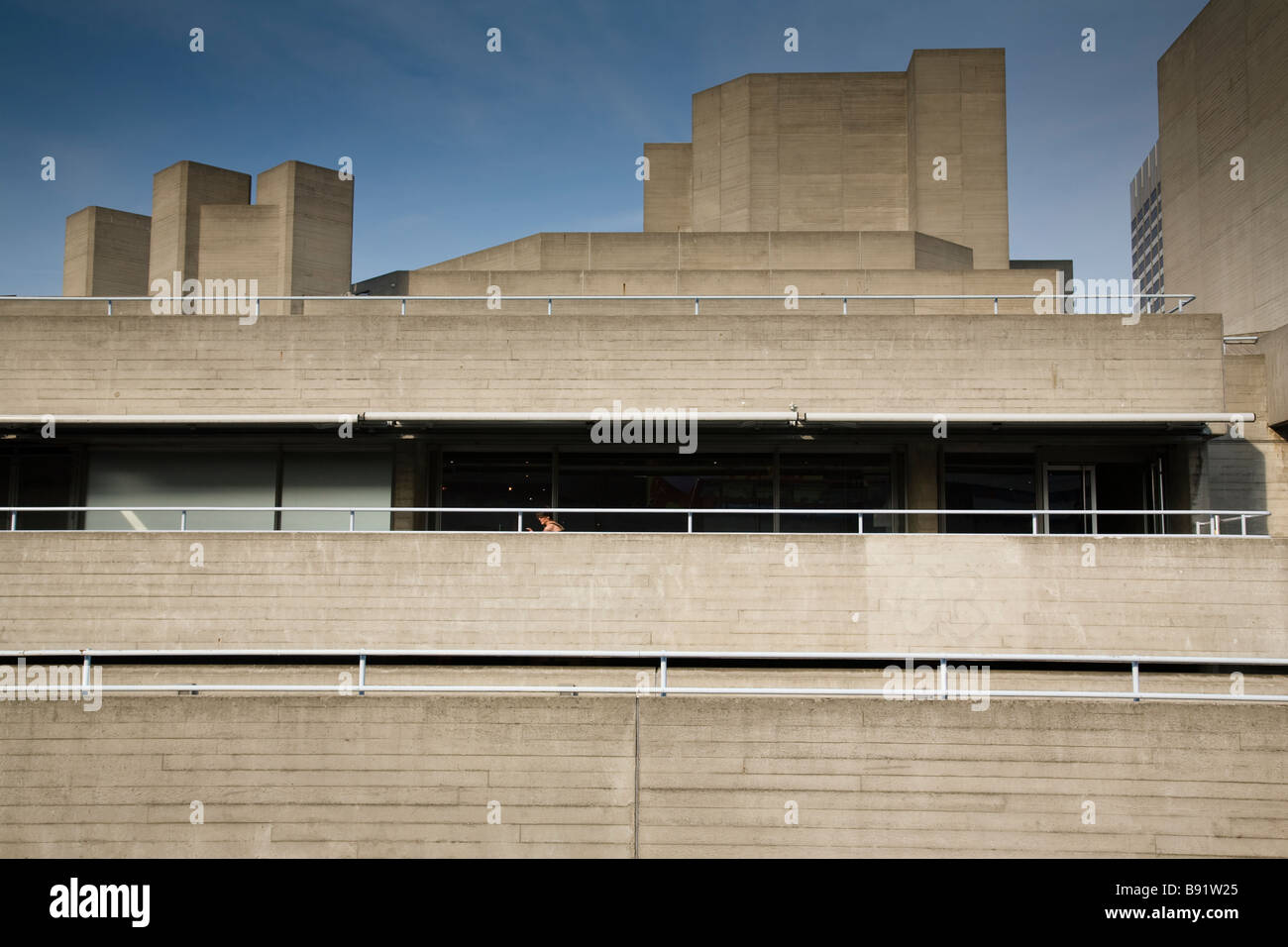 The South Bank National Theatre complex, London, England Stock Photo ...