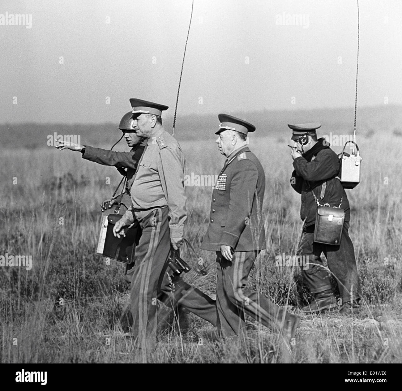 Soviet Union Marshal Andrei Grechko left and Army General Alexei ...