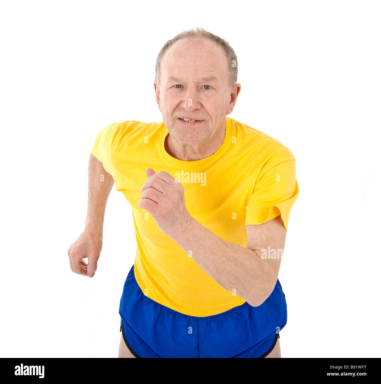 Run man isolated hi-res stock photography and images - Alamy
